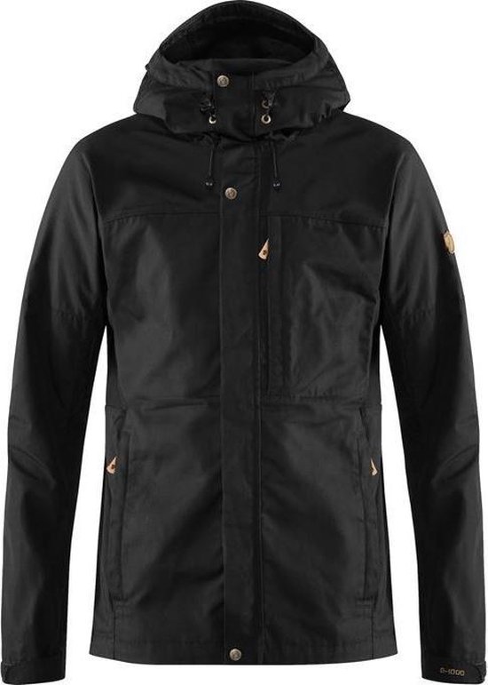 Fjällräven Kaipak Jack Heren Outdoor Jas - Green - Black - Maat S | bol