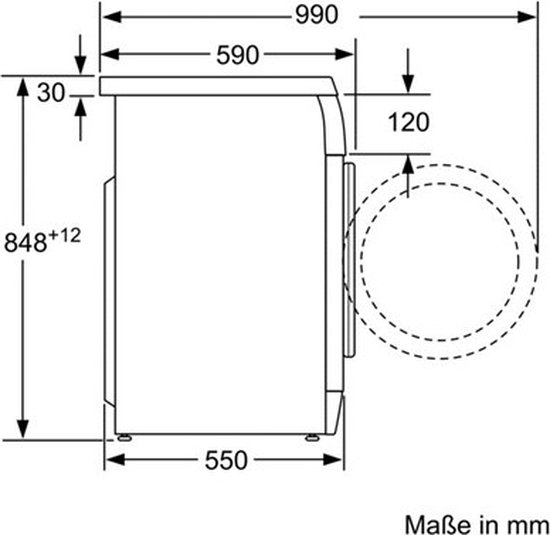 Siemens iQ300 varioPerfect wasmachine Voorbelading 6 kg 1400 RPM Wit | bol