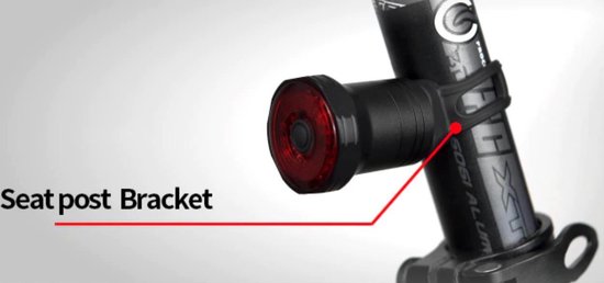 Achterlicht Fiets - Smart Achterlicht (Auto brake licht ...