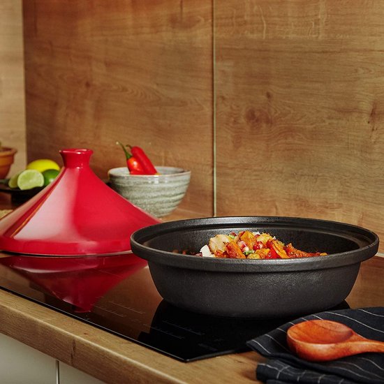 Tajine - Marokkaanse pan van 3,5 liter inhoud - Tajine-pan met een ...