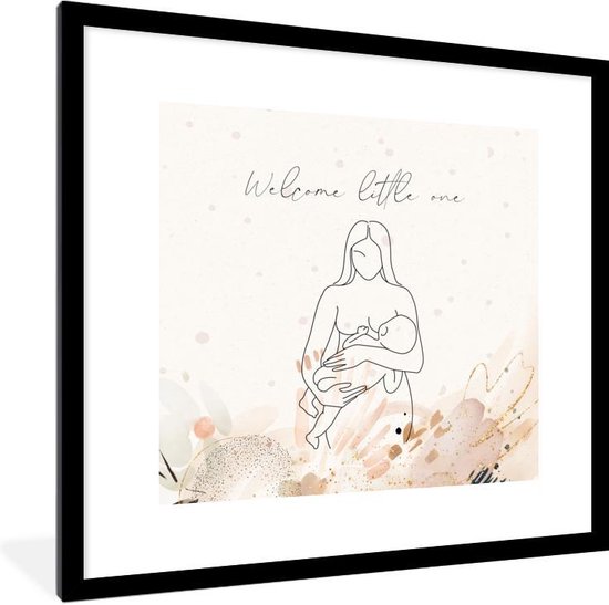 Fotolijst incl. Poster - Baby - Welcome little one - Quotes - Mama ...