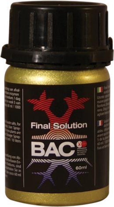 BAC BIOLOGISCHE FINAL SOLUTION 60 ML | bol