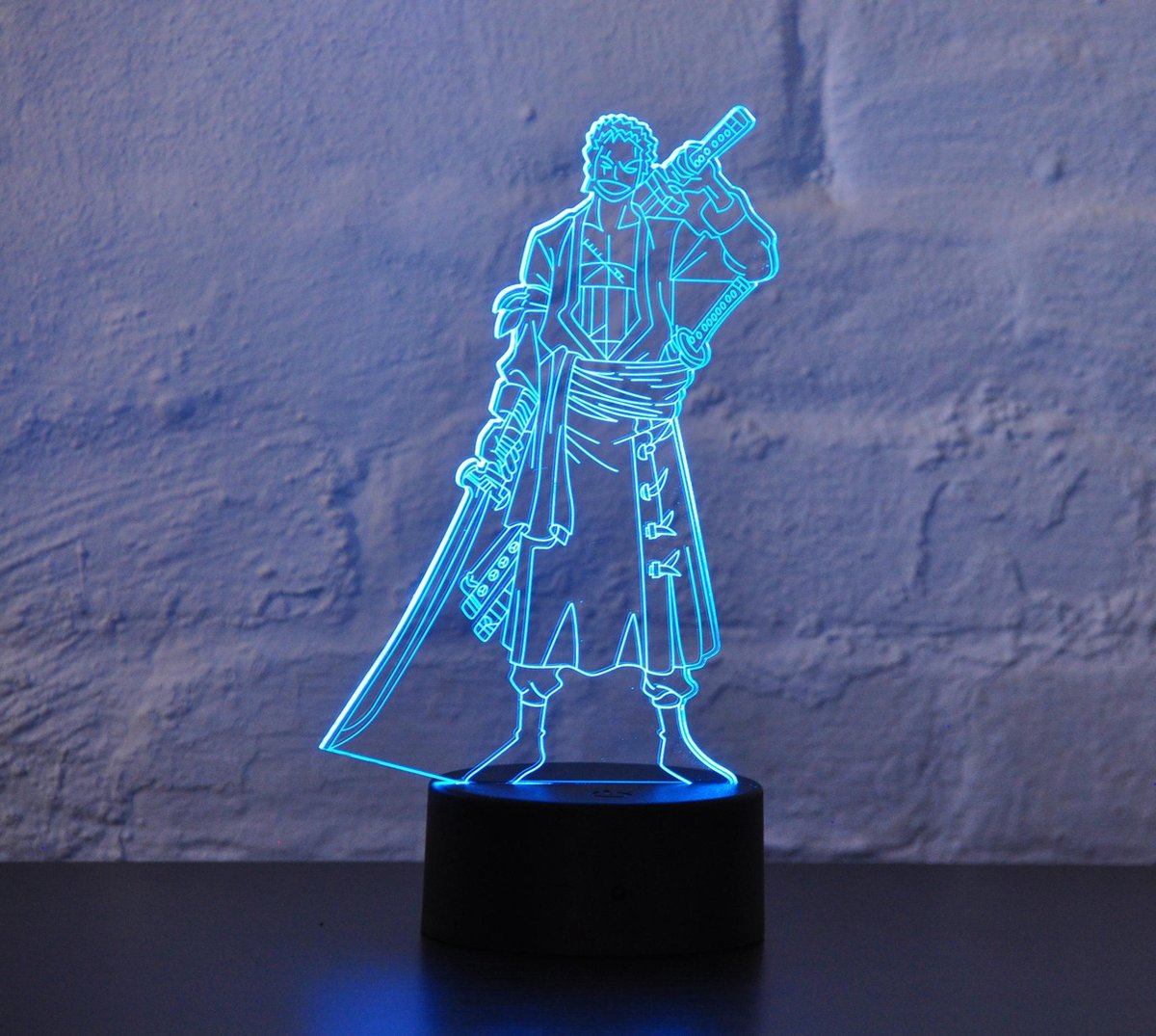 DawnLights - Zoro Design - One Piece - 3D Lamp - Led Licht - Anime ...