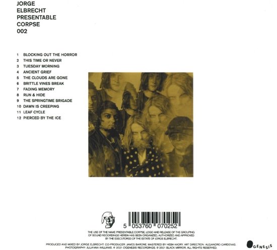 Jorge Elbrecht - Presentable Corpse 002 (CD), Jorge Elbrecht | CD ...