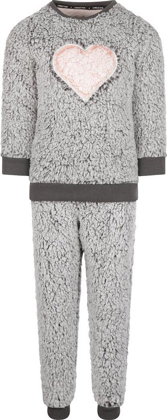 Fluffy meisjes huispak hart | bol.com