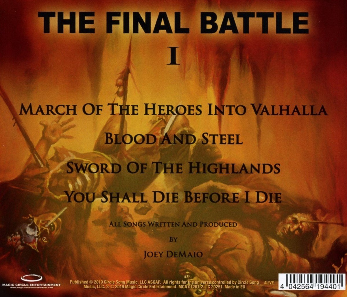 Manowar - The Final Battle I (CD), Manowar | CD (album) | Muziek | bol.com