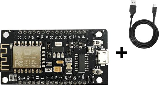 ESP8266 | NodeMCU | WiFi | Arduino Development Board + usb kabel | bol.com