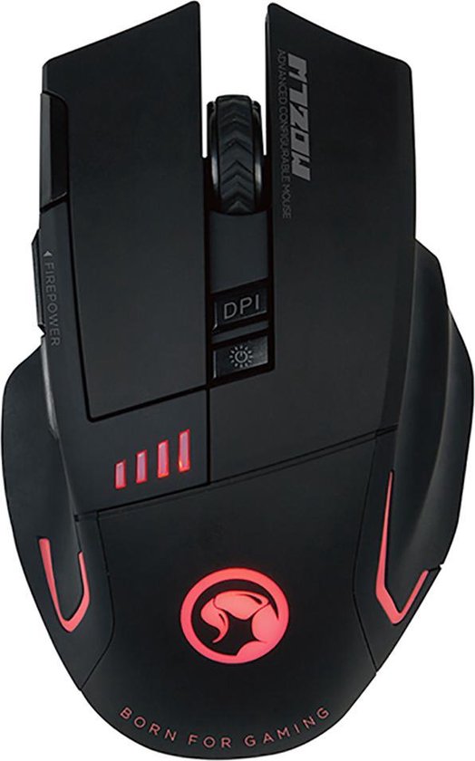 Marvo M720W - Draadloze Gaming Muis - RGB Verlichting - 4800 DPI - 8 ...