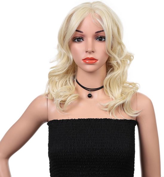 Pruik - Pruiken dames / Synthetic Fiber Lacewig/ Mono Lace-Grace 16 ...