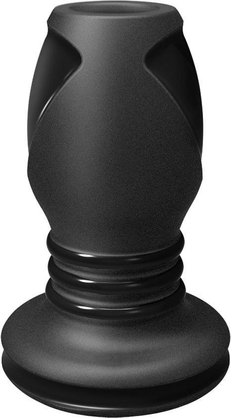 Doc Johnson The Stretch - Open-Tunnel Butt Plug - Klein black | bol.com