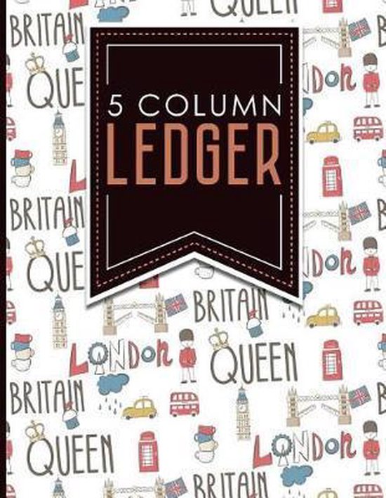 5 Column Ledger | 9781979654630 | Moito Publishing | Boeken | bol.com