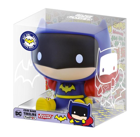 Plastoy - Mini Spaarpot DC Comics Chibi Batgirl / Superman | bol.com