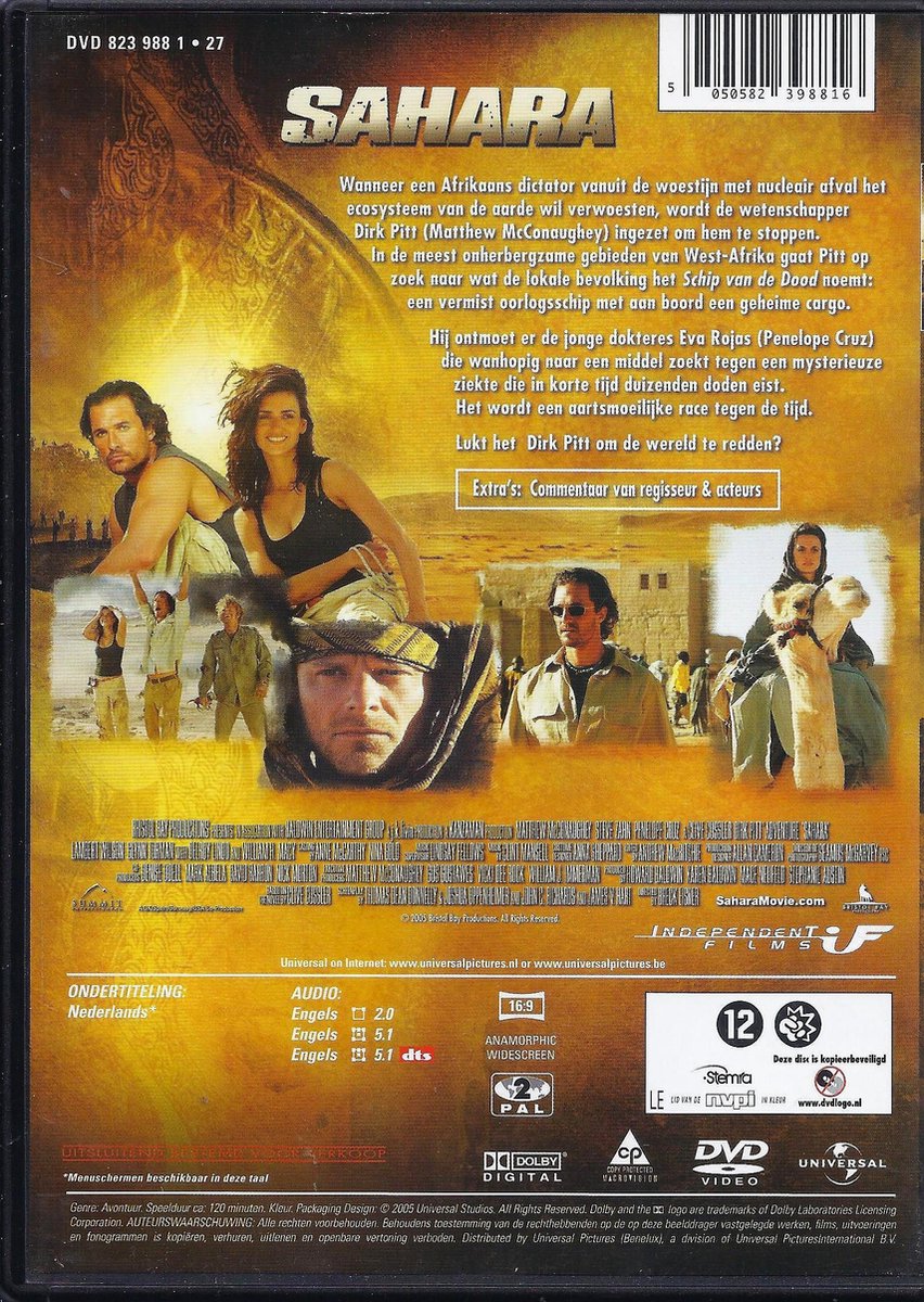Sahara (Dvd), Steve Zahn | Dvd's | bol.