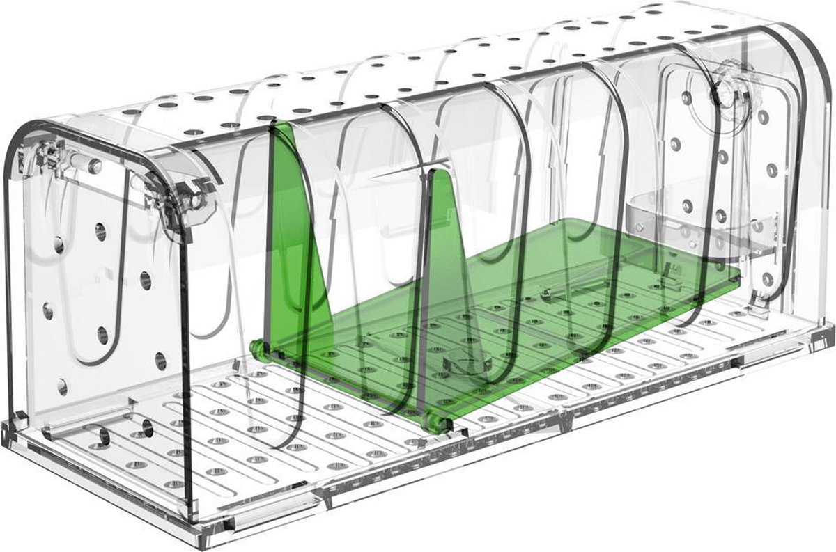 2 stuks muizenval - muizenvanger - diervriendelijk - verplaats de muis ...