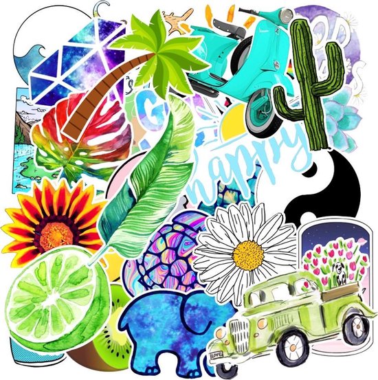 Vsco girl stickers - 100 stickers voor instagram meiden - vrolijke ...