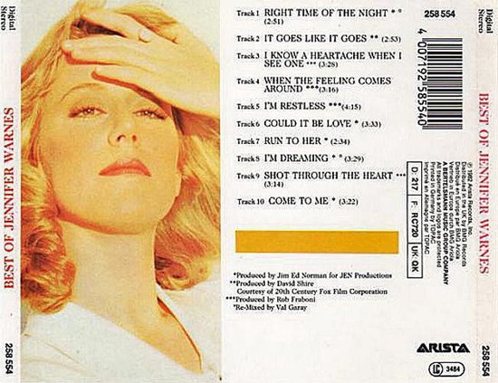 Best Of Jennifer Warnes, Jennifer Warnes | CD (album) | Muziek | bol