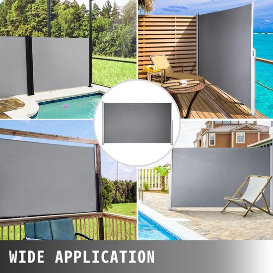 Intrekbare - zijluifel - Outdoor Patio Screen Privacy Divider - Tuin ...