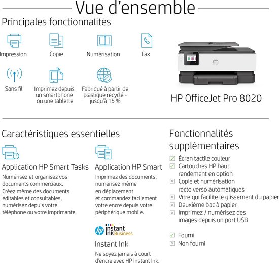 bol.com | HP OfficeJet Pro 8022 - All-In-One Printer