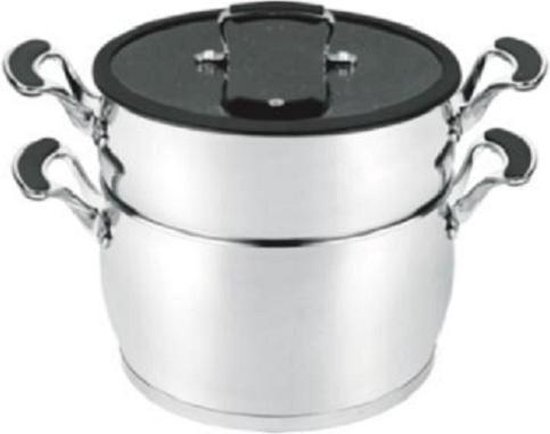 Royal Swiss Stoompan RVS - Couscous Pan - 12 Liter - Couscous Maker - Marmeren... | bol