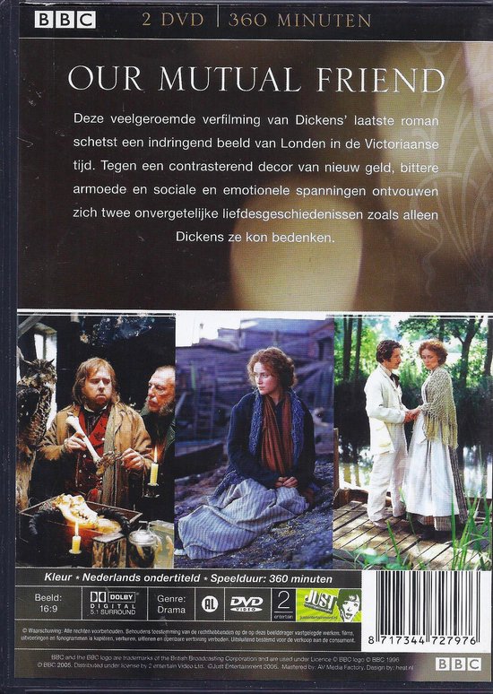 Our Mutual Friend BBC Charles Dickens Collection 2-Disc Edition (Dvd ...