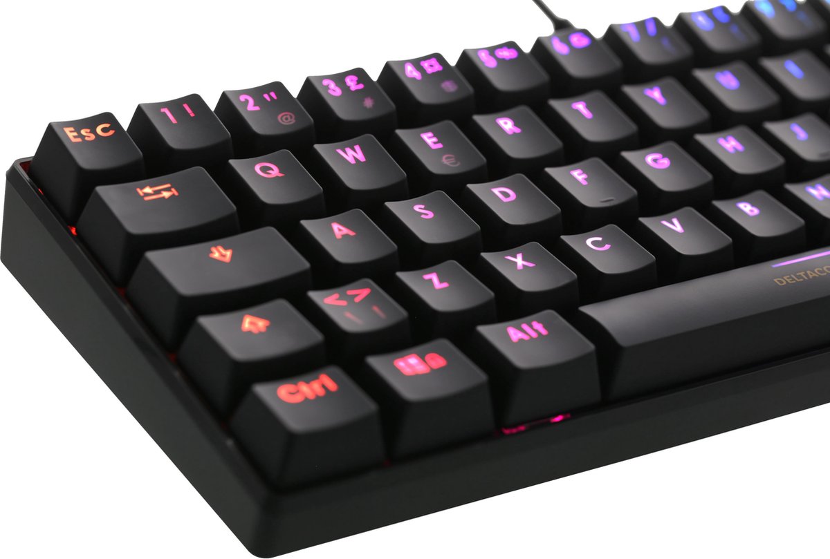Deltaco Gaming GAM-075 Mechanisch RGB verlicht gaming toetsenbord ...