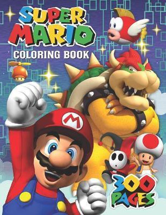 Super Mario Coloring Book 300 Pages: 3 books in 1!, Dordob ...