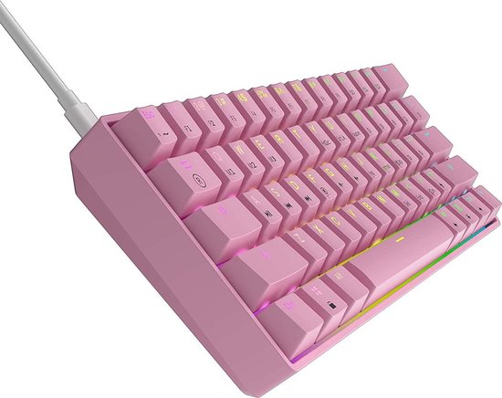 clavier| clavier de jeu| 61 touches Multi couleurs RGB illuminées par ...