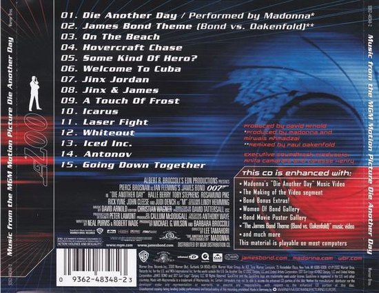 Original Soundtrack - Die Another Day, Madonna | CD (album) | Muziek | bol