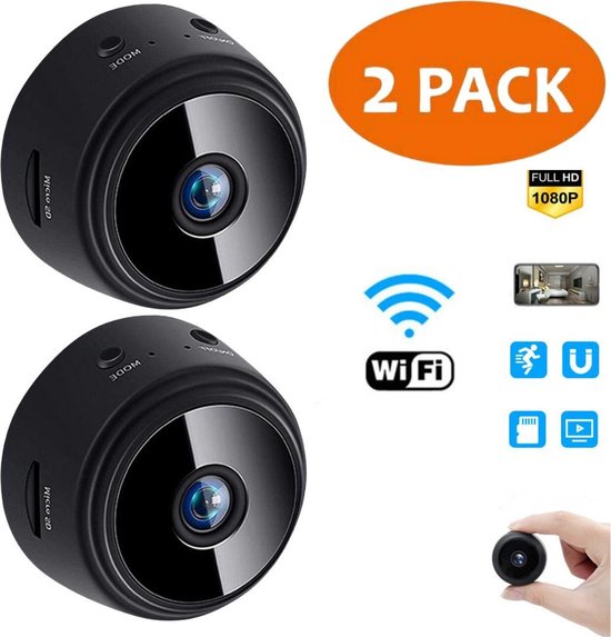 Beveiligingscamera Binnen - Verborgen Mini Wifi Camera - Spycam ...