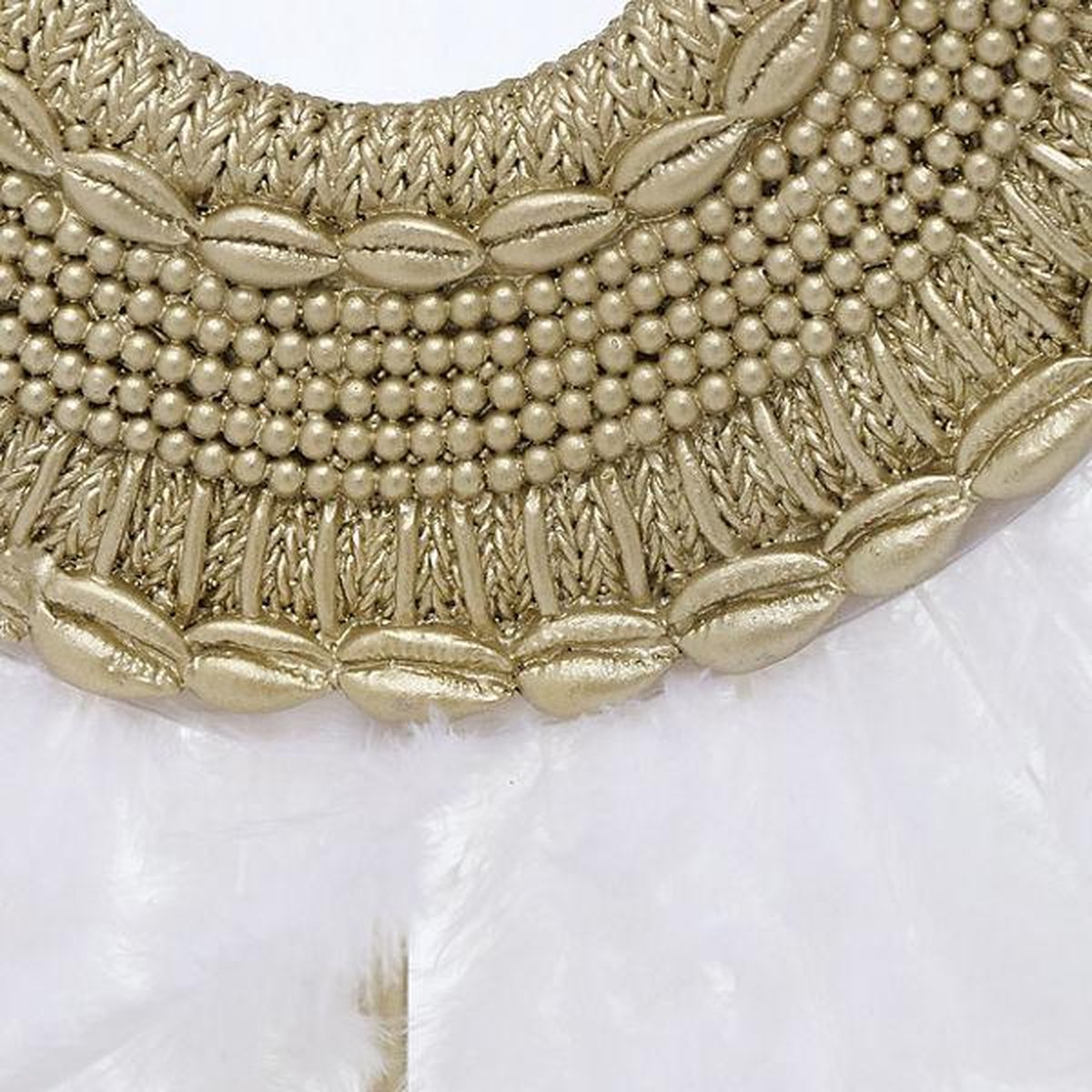 Ornament op voet - Decoratie - Woondecoratie - veren | bol.com