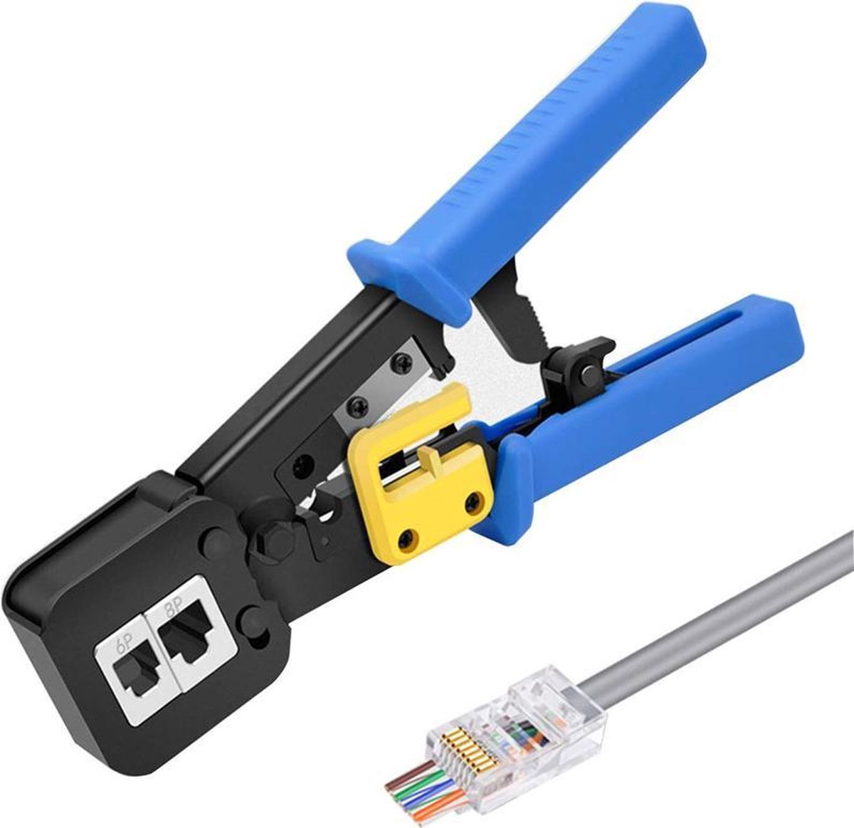 Outil de sertissage WiseGoods Premium RJ45 - Couper les Câbles Réseau ...