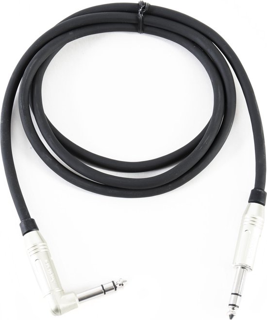 MUSIC STORE Stereo Jack Cable 1.5m 1x angled - Stereo Patchkabel | bol