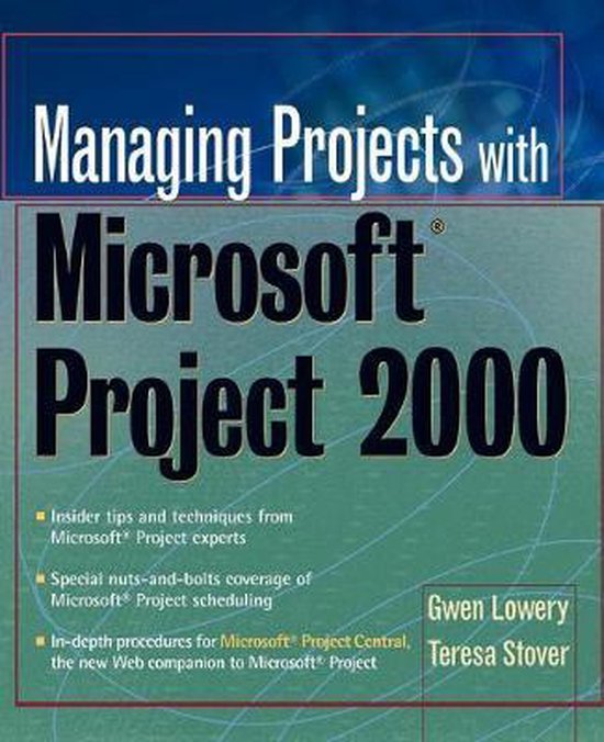 Managing Projects With Microsoft Project 2000 | 9780471397403 | G ...