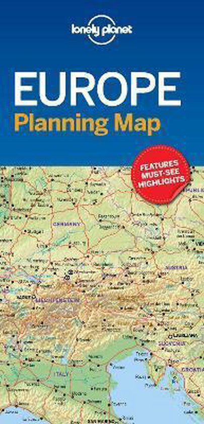 Lonely Planet Europe Planning Map, Lonely Planet | 9781786579102 ...