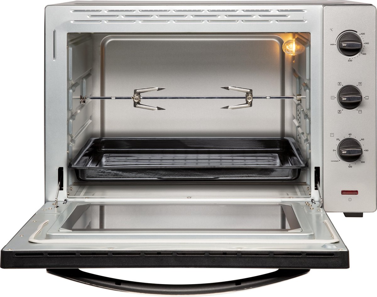 Inventum OV607S - Vrijstaande heteluchtoven - Draaispit - 60 liter ...