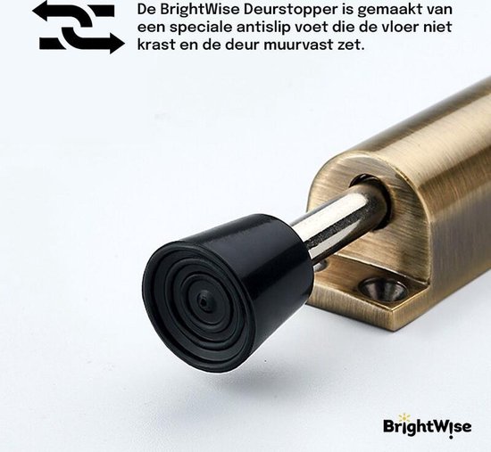BrightWise® Deurstopper Elegant design Muurvast ontwerp – Deurstoppers ...
