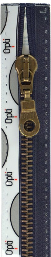 Opti 8881 M60 bronskleurige metaalrits 6mm deelbaar 70 cm donker blauw | bol
