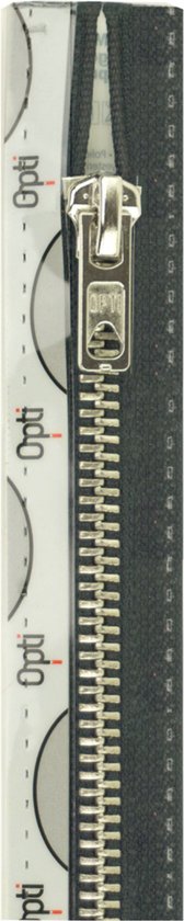 Opti 8055 M60 nikkelkleurige metaalrits 6mm deelbaar 75 cm grijs | bol