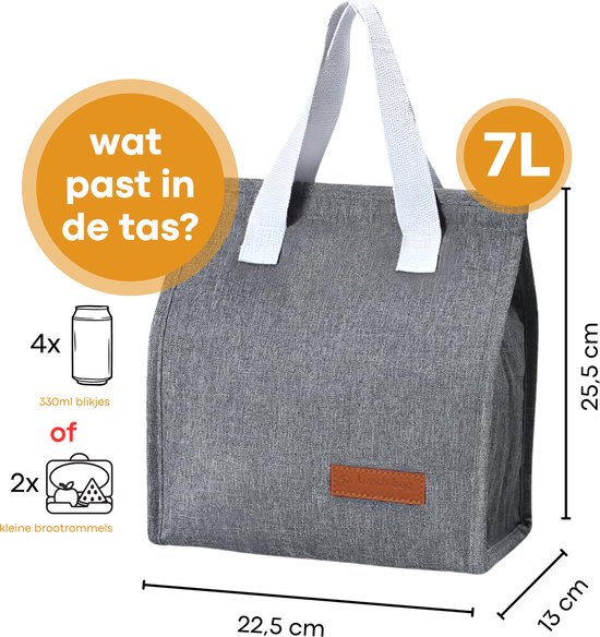 Kioto Koeltas - Lunchtas - Geïsoleerd Koeltasje Klein - 7L - voor ...