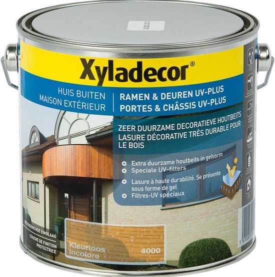 Xyladecor - Ramen & Deuren UV-Plus - Naturel - 2,5 L | bol