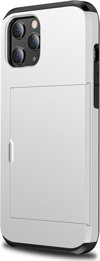 geschikt voor iPhone 12 Pro Max Hoesje met Pasjeshouder - Shockproof ...