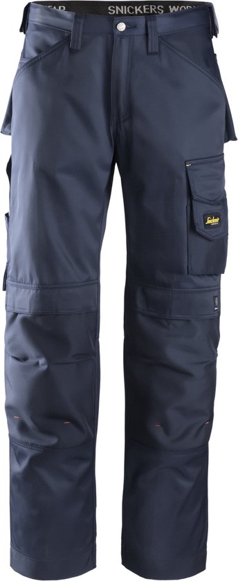 Snickers 3312 DuraTwill Werkbroek - Donker blauw/Donker blauw - 104 | bol