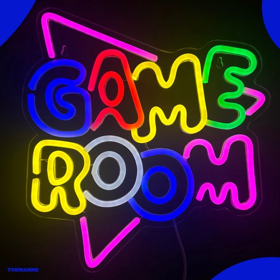 Ydemanne Neon lamp Game Room - Dimbare neon verlichting - Wandlamp | bol