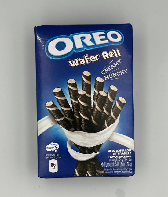 Oreo Wafer Roll Creamy Crunch Vanille 2x | bol