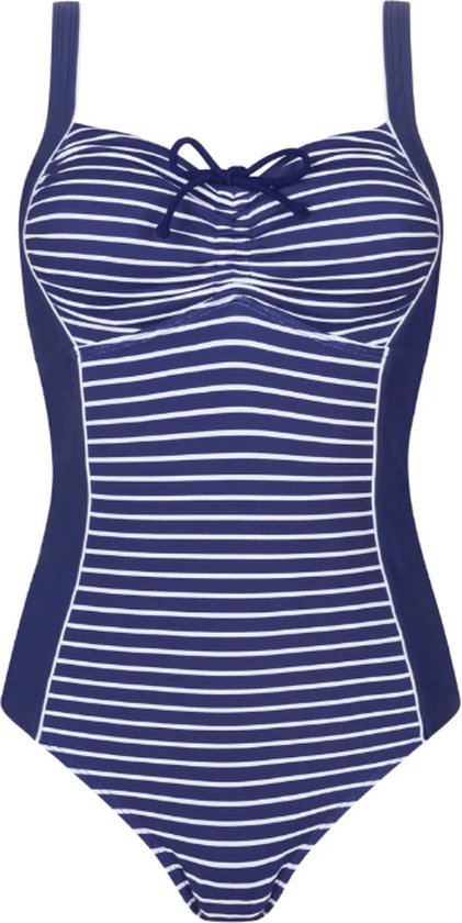 Amoena - Infinity Pool - prothese badpak- blauw wit gestreept - maat46C ...