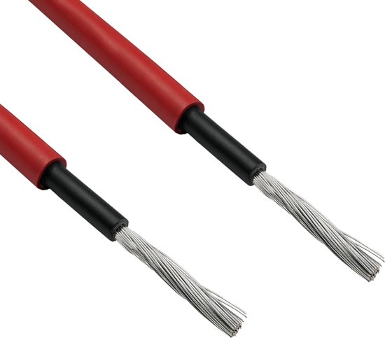 Câble solaire 4 mm² - Eca - H1Z2Z2-K - 25 mètres - Rouge | bol