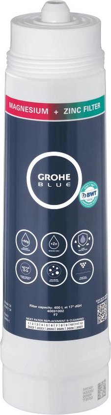 Grohe Reserveonderdelen - Magnesium en zink filter, 400 l 40691002 | bol