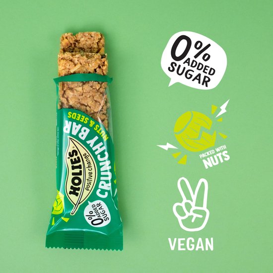 Holie's Crunchy Bar Nuts & Seeds 3x2 repen - reep - suikervrij - gezond ...
