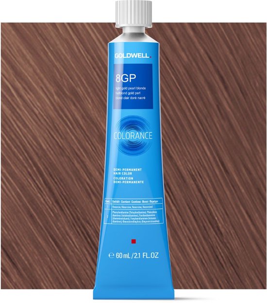 Goldwell - Colorance Color Tube 8GP Light Gold Pearl Blonde - 60 ml | bol