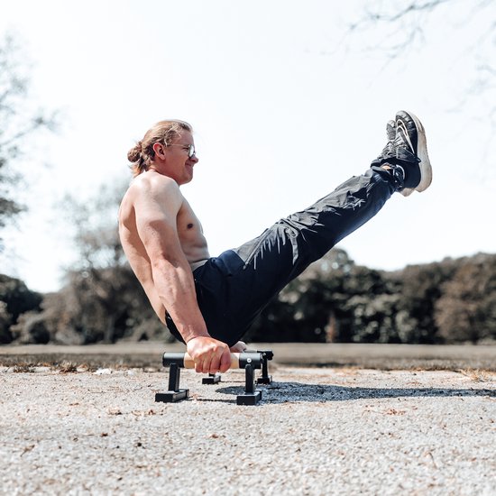 APEX Motion Premium Houten Parallettes voor Calisthenics, CrossFit ...